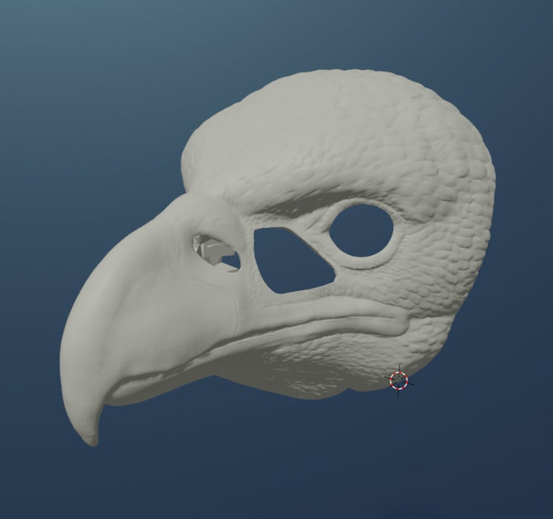 Bald Eagle Mask .STL Files for 3D Printing - Etsy