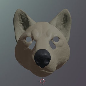 Grey Wolf Mask V2 .STL Files for 3D Printing - Etsy