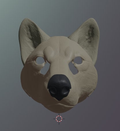 Grey Wolf Mask V2 .STL Files for 3D Printing - Etsy