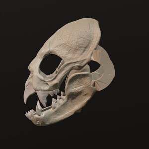 Vampire Bat Skull Mask V2 .STL Files for 3D Printing - Etsy
