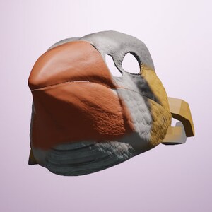 Zebra Finch Mask .STL Files for 3D Printing - Etsy Australia