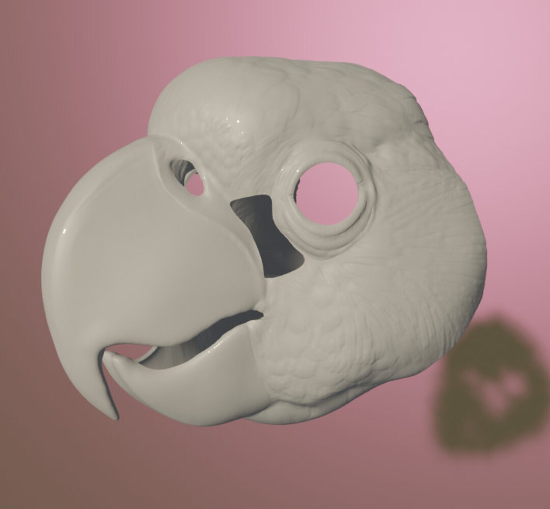 Cockatoo V2 Mask .STL Files for 3D Printing - Etsy