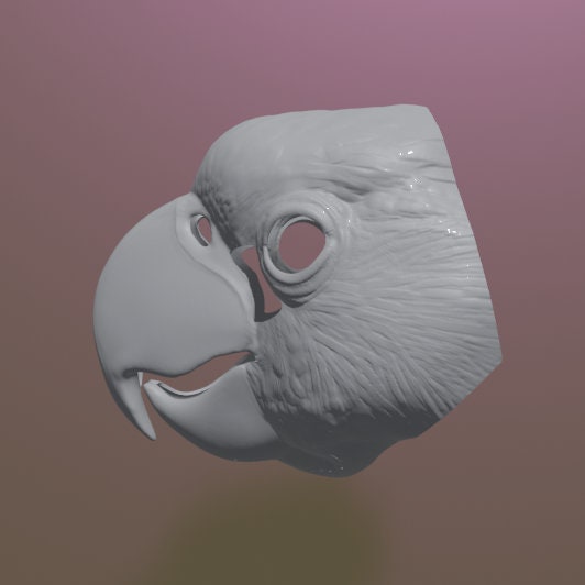 Cockatoo V2 Mask .STL Files for 3D Printing - Etsy