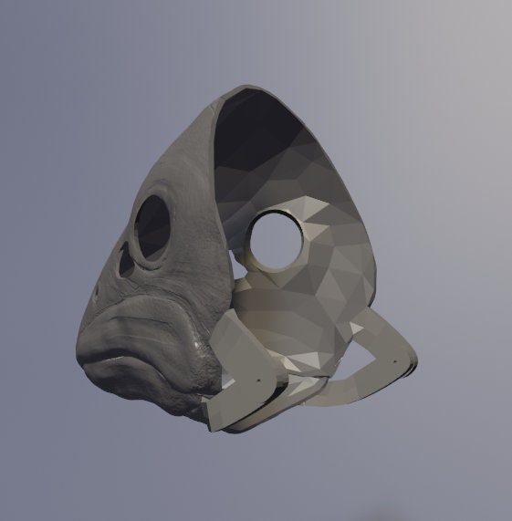Bull Trout Mask .STL Files for 3D Printing - Etsy Australia