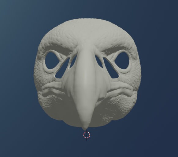 Bald Eagle Mask .STL Files for 3D Printing - Etsy