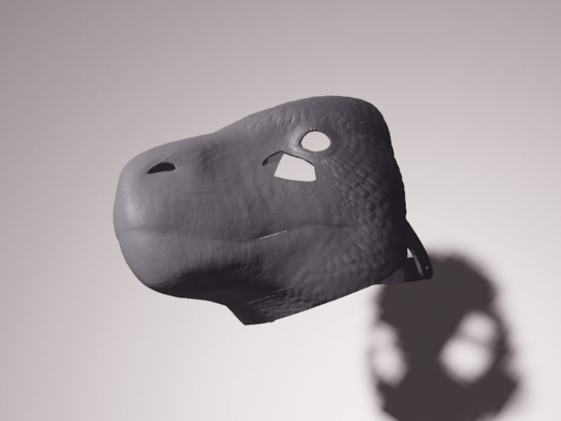 Utahraptor Mask V3 .STL Files for 3D Printing - Etsy