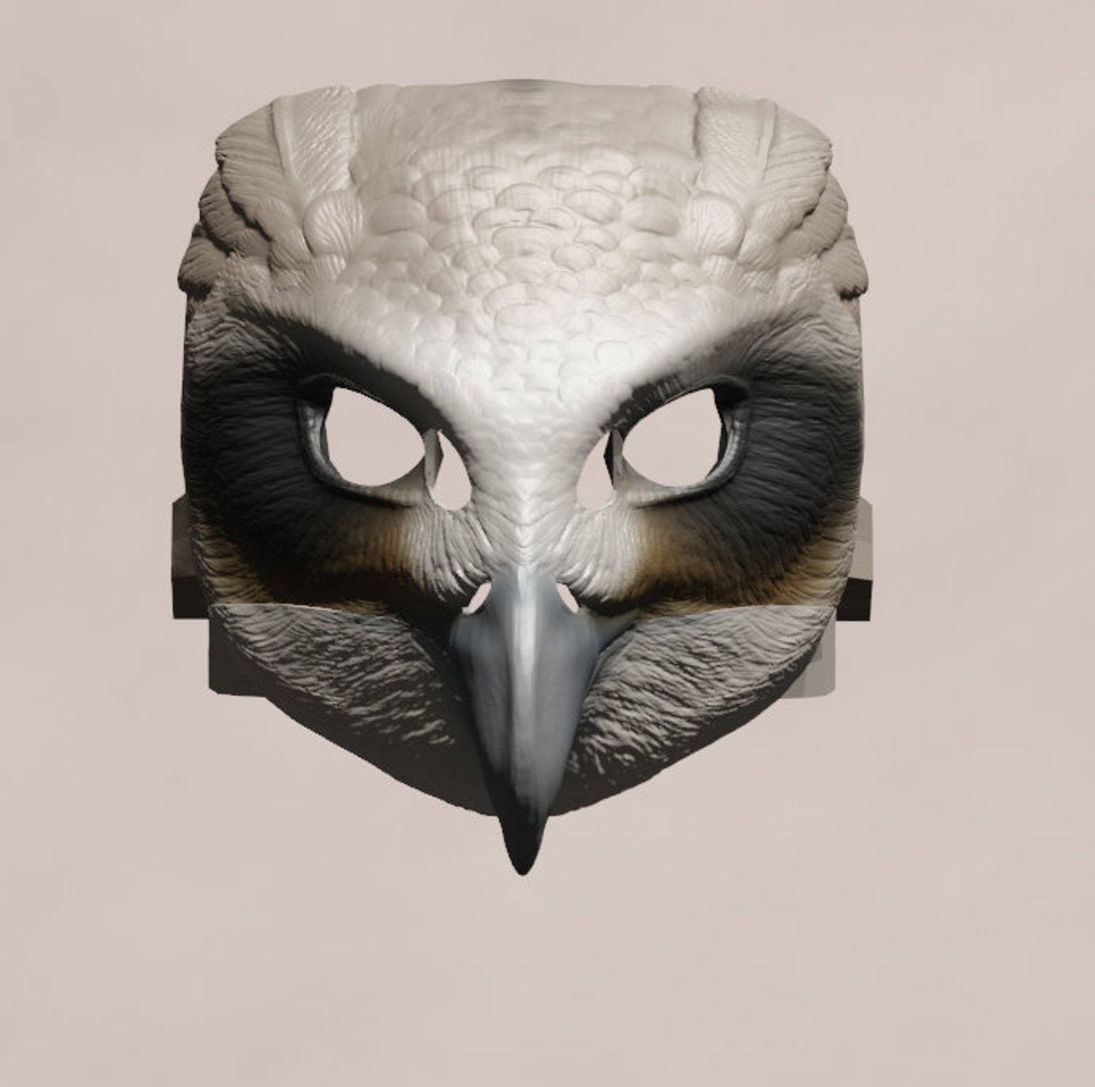 Great Horned Owl Mask .STL Files for 3D Printing - Etsy