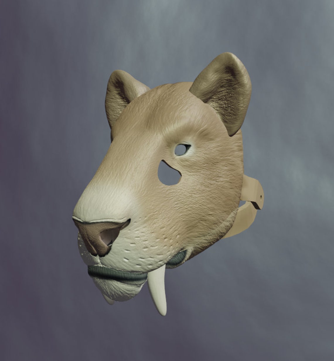 Smilodon Mask V2 .STL Files for 3D Printing - Etsy