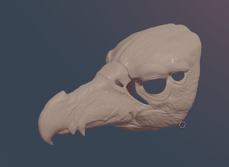 Fantasy Bird Mask .STL Files for 3D Printing. - Etsy