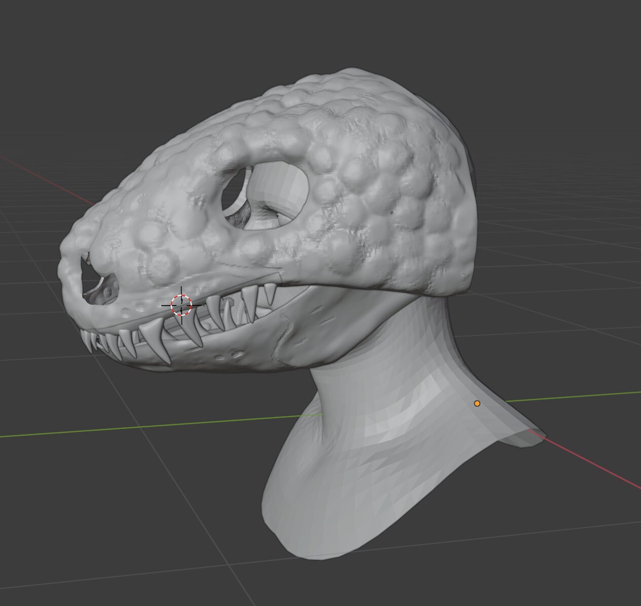Beaded Lizard Skull Mask 3D Model Files - Etsy