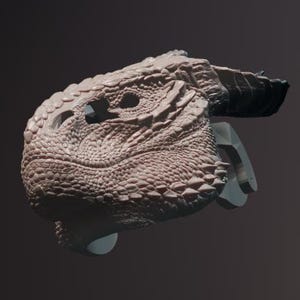 Spikey Dragonborn Mask .STL Files for 3D Printing - Etsy Australia