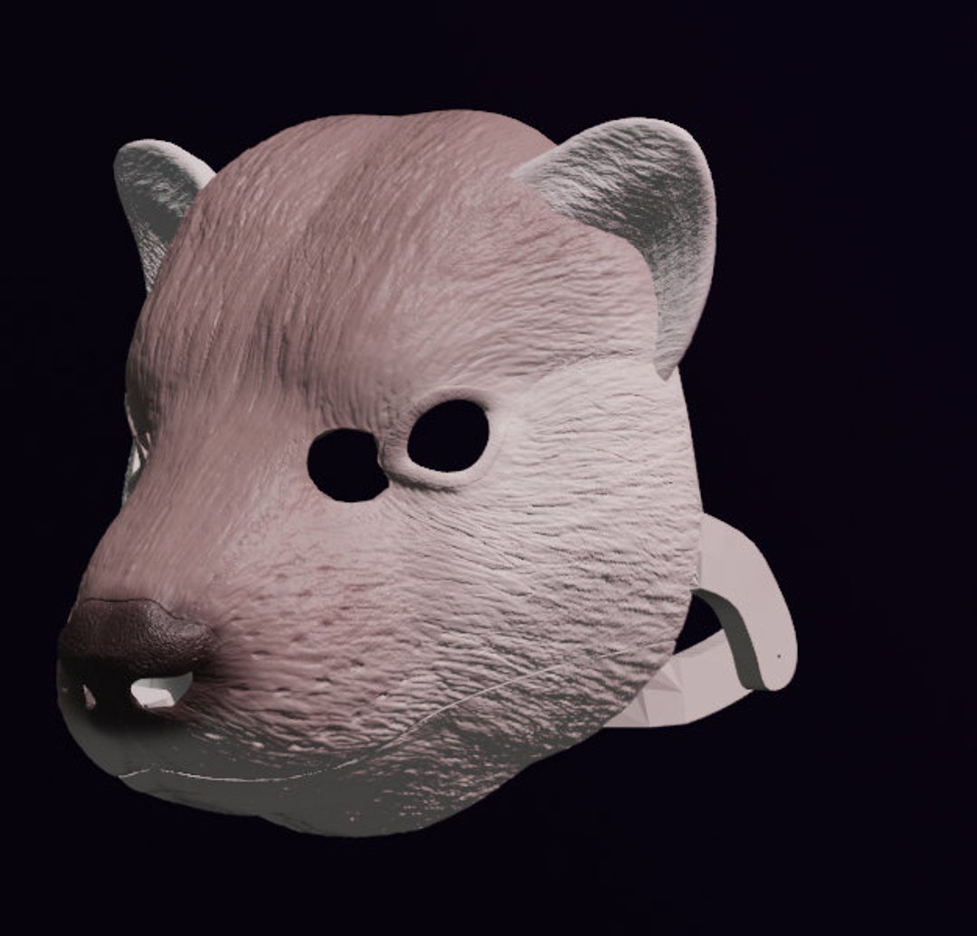 Otter Mask .STL Files for 3D Printing - Etsy