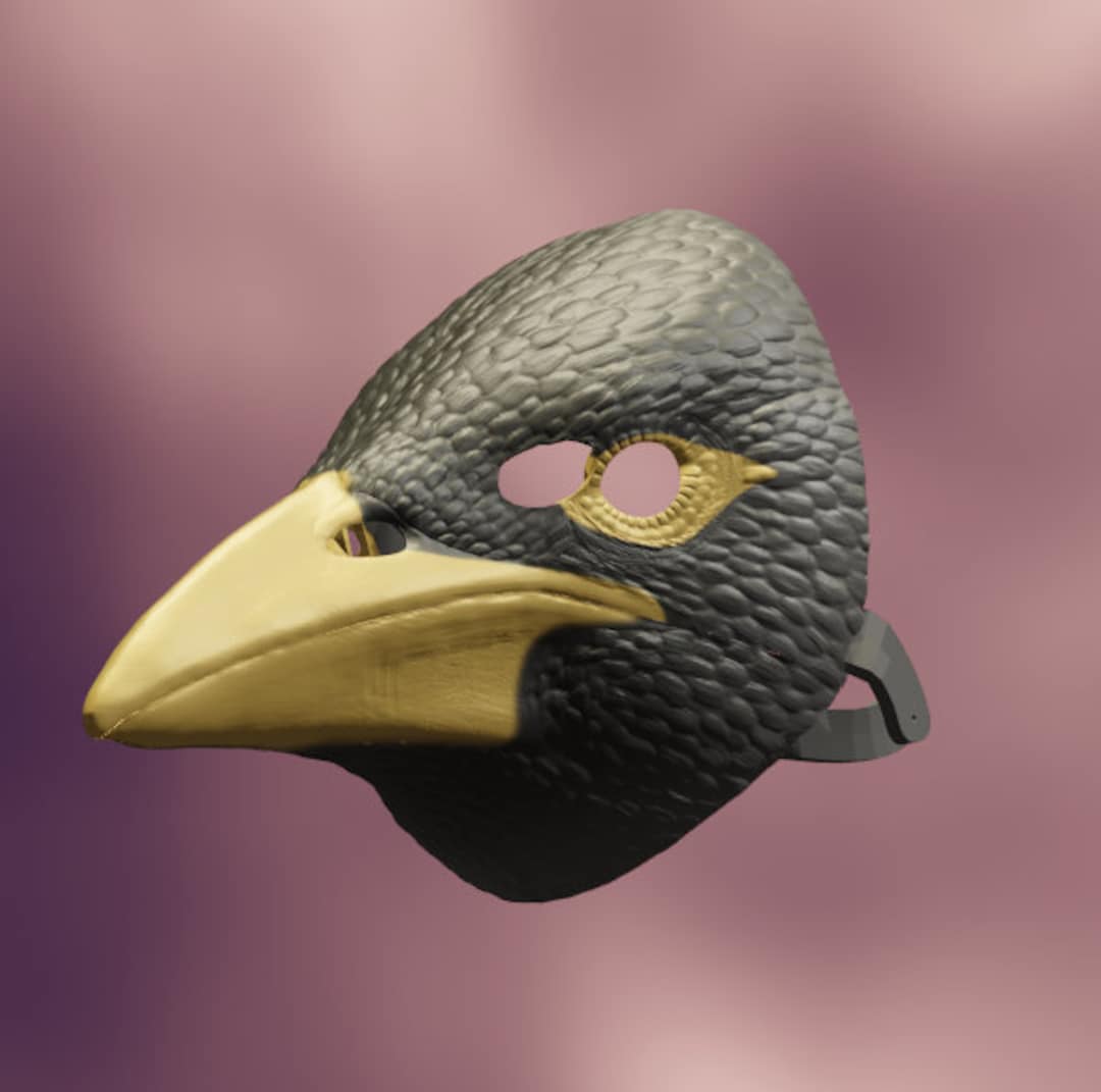 Myna Mask .STL Files for 3D Printing - Etsy