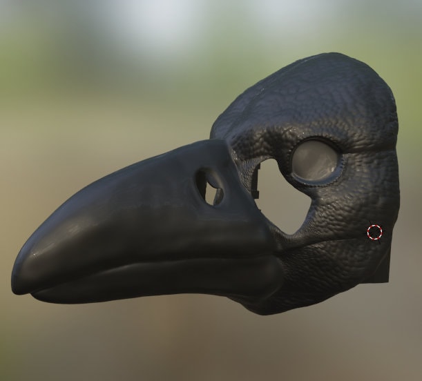 Raven Mask .STL Files for 3D Printing | Etsy