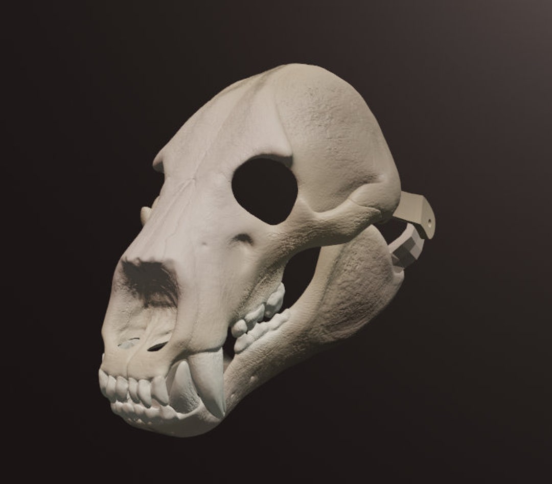 Bear Skull Mask .STL Files for 3D Printing - Etsy