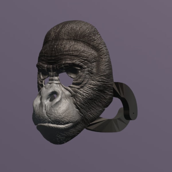 Gorilla Mask - Etsy