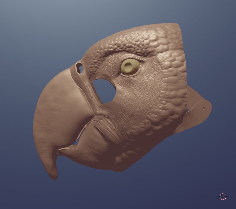 Macaw Mask V2 .STL Files for 3D Printing | Etsy
