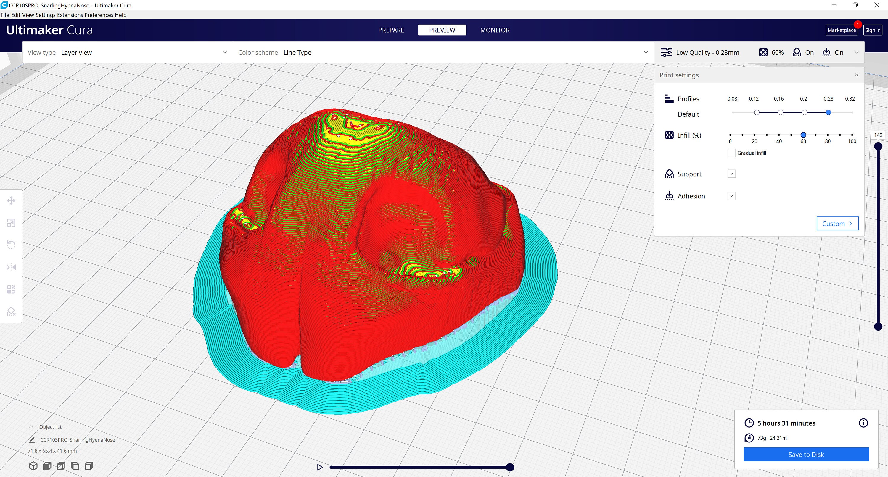 Snarling Hyena Mask .STL Files for 3D Printing | Etsy UK