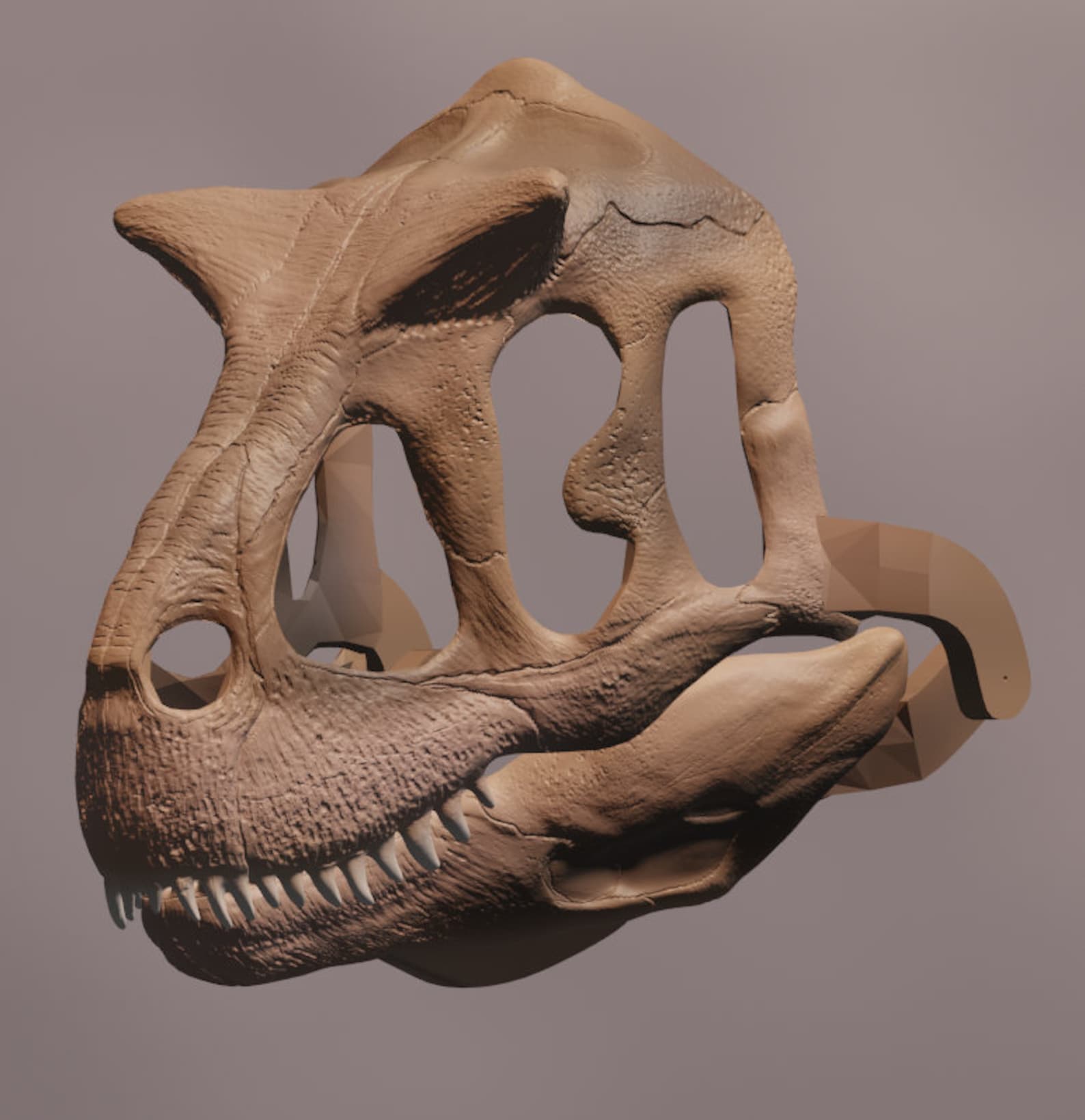 Carnotaurus Skull Mask .STL Files for 3D Printing - Etsy