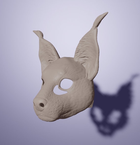 Caracal Mask .stl Files for 3D Printing - Etsy