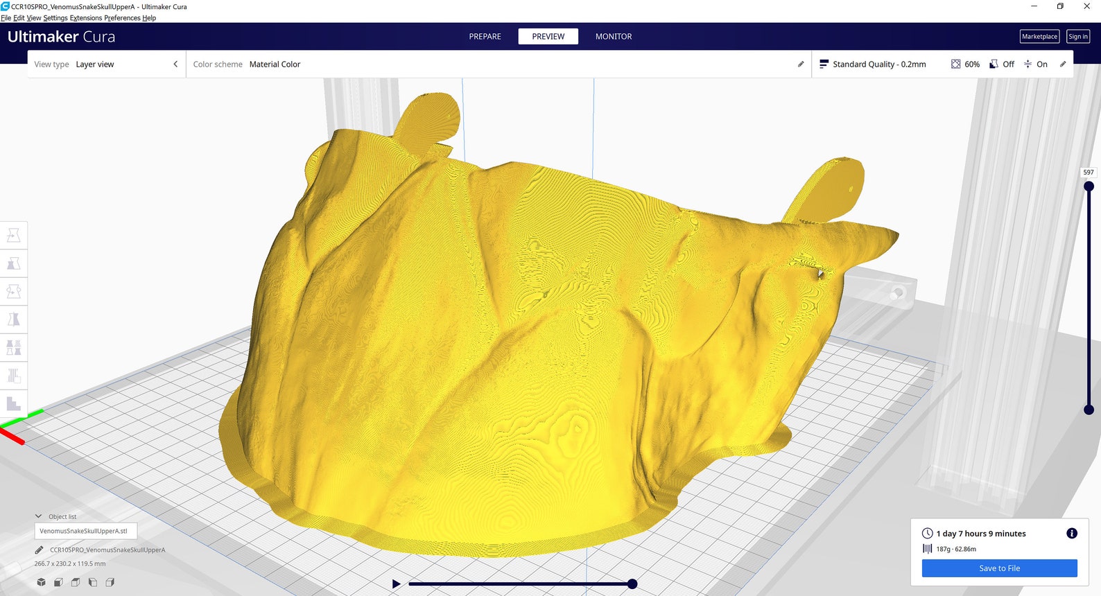 Venomous Snake Skull Mask .STL files for 3D printing | Etsy