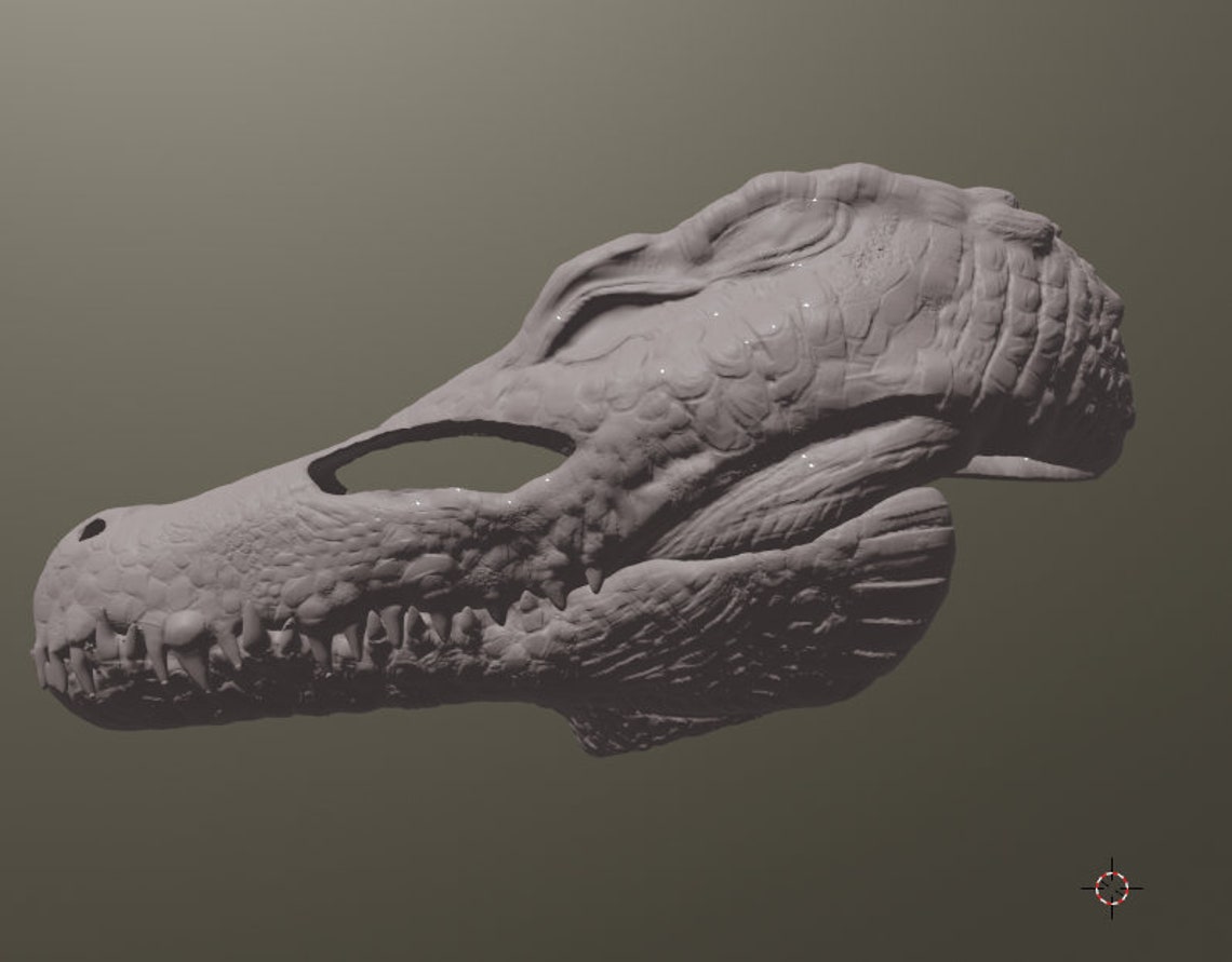 Crocodile Mask .STL Files for 3D Printing | Etsy