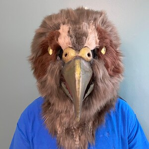 Realistic Kea Parrot Fursuit Head - Etsy