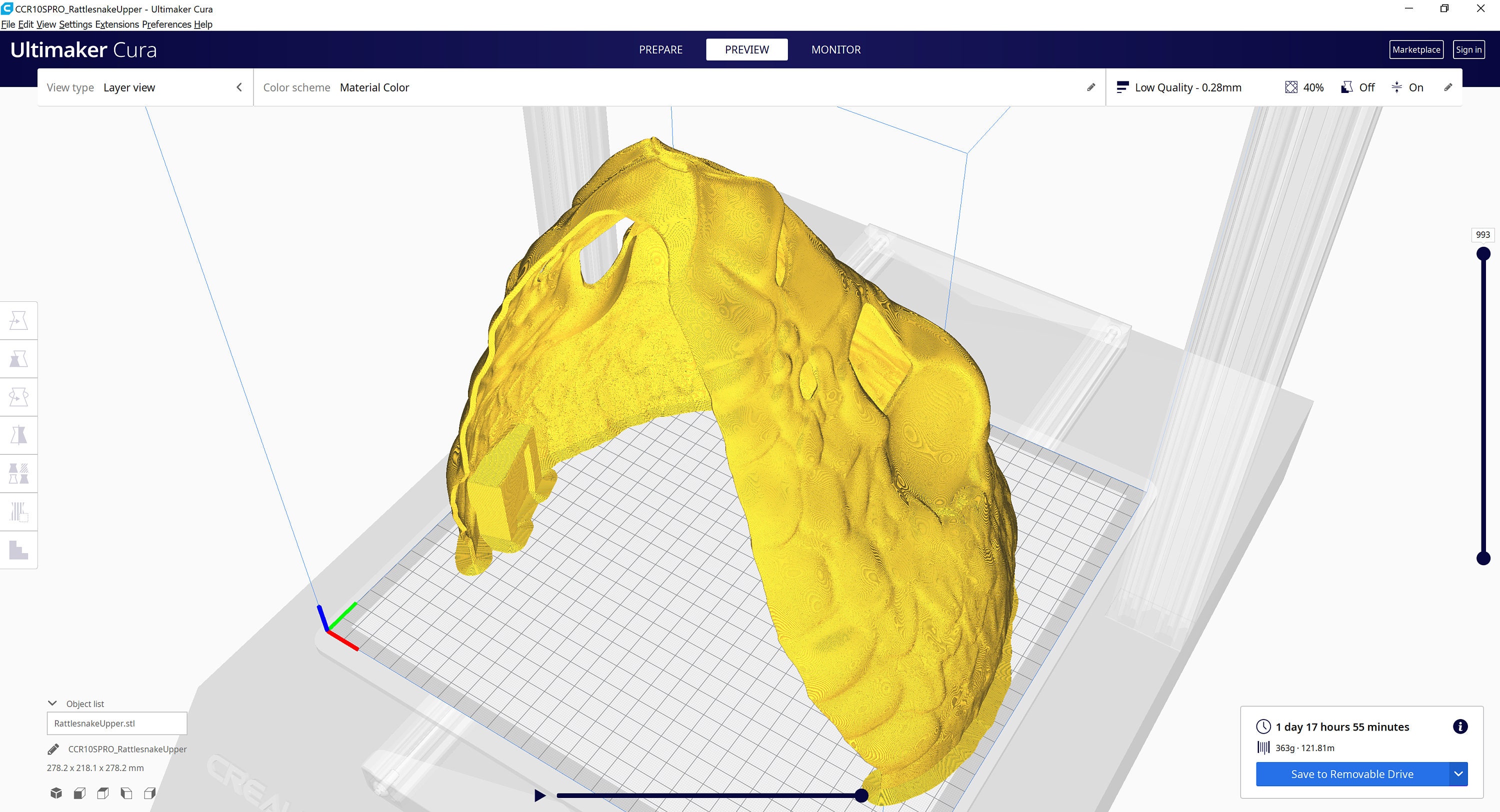 Rattlesnake Mask .STL Files for 3D Printing - Etsy