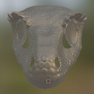 Crested Gecko Mask .STL Files for 3D Printing - Etsy