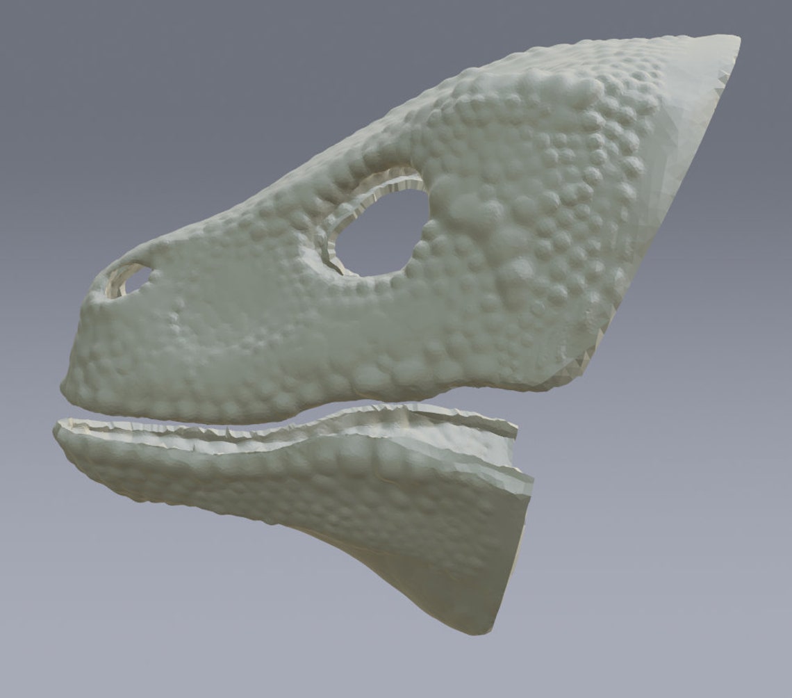 Dino Mask 3D Model/.stl Files for 3D Printing - Etsy