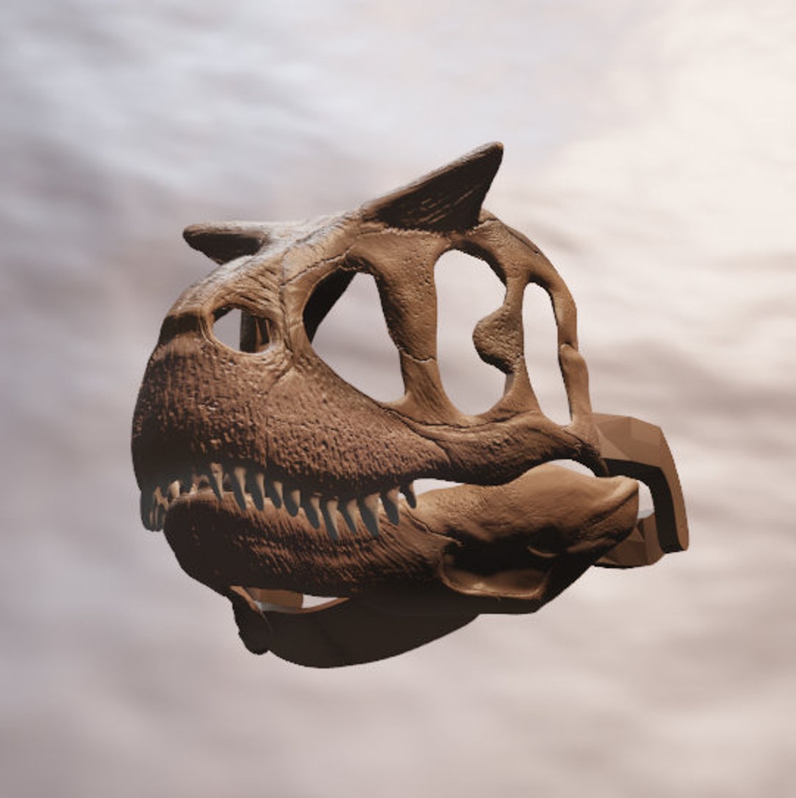 Carnotaurus Skull Mask .STL Files for 3D Printing - Etsy