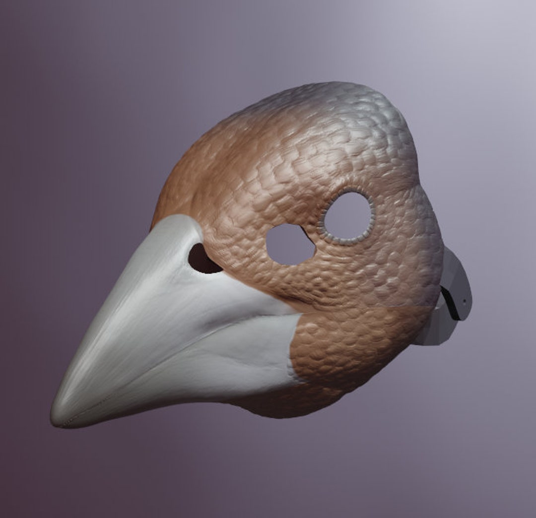 Cowbird Mask .STL Files for 3D Printing - Etsy
