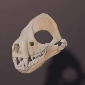 Brown Bat Skull Mask .STL Files for 3D Printing - Etsy