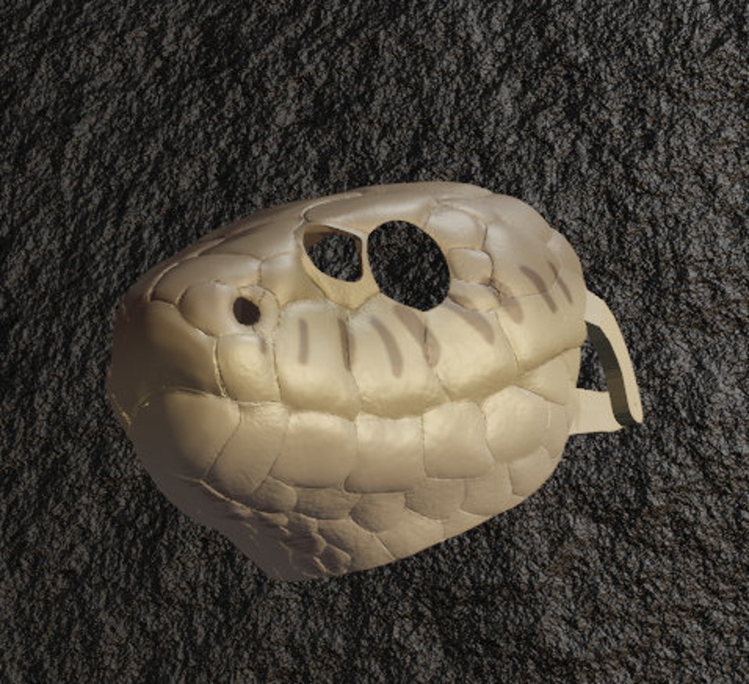 Garter Snake Mask .STL Files for 3D Printing - Etsy