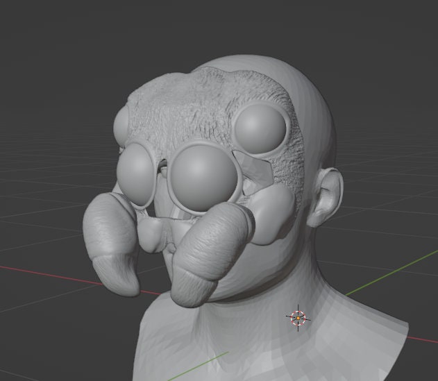 Jumping Spider Mask .STL Files for 3D Printing - Etsy