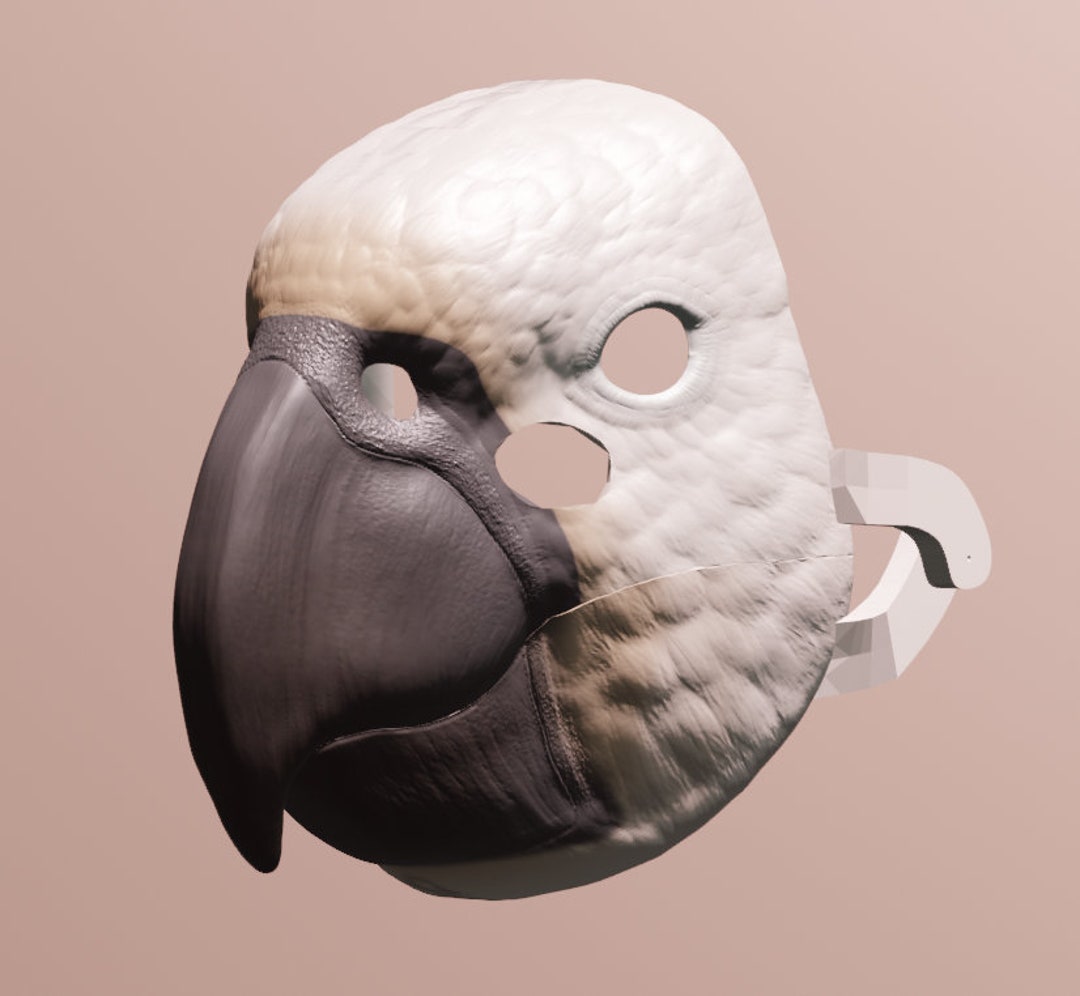 Cockatoo Mask V3 .STL Files for 3D Printing - Etsy