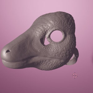 Archaeopteryx Mask V2 .stl Files for 3D Printing - Etsy