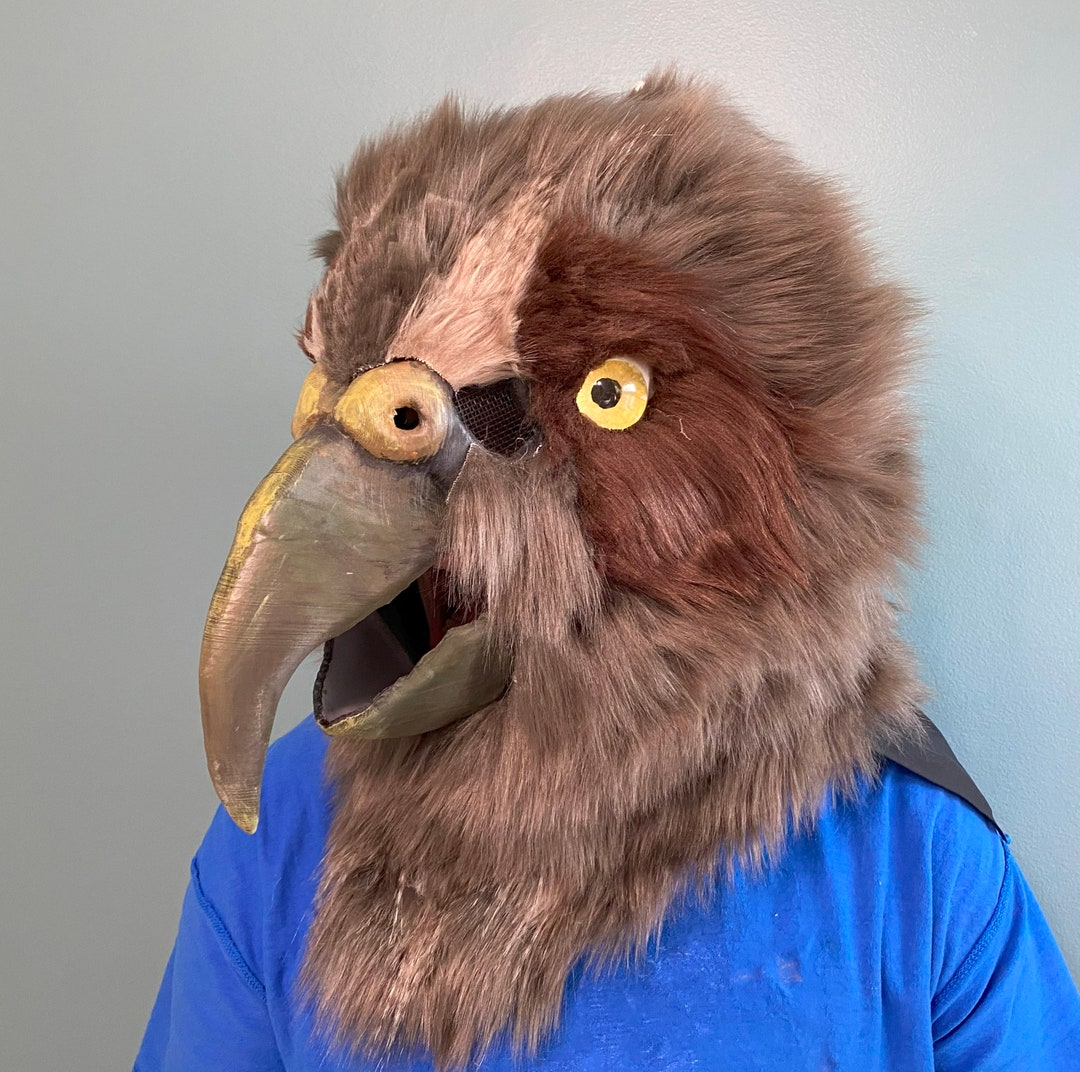 Realistic Kea Parrot Fursuit Head - Etsy