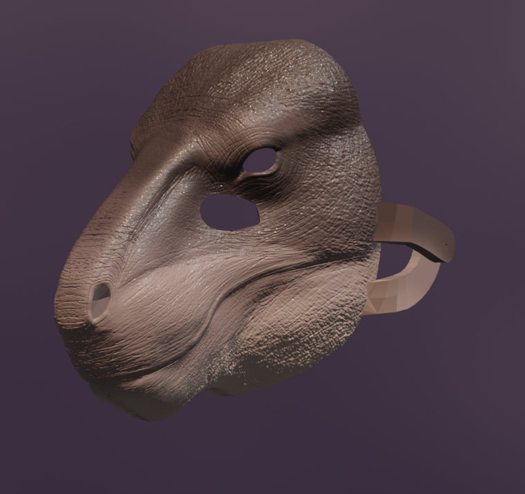 Inostrancevia Mask .STL Files for 3D Printing - Etsy