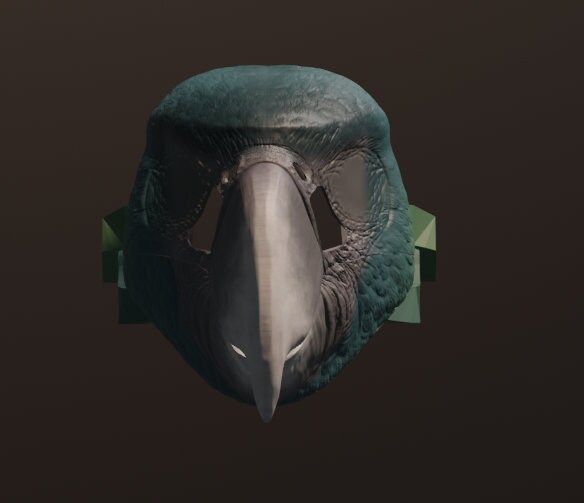 Mini Macaw Mask .STL Files for 3D Printing - Etsy