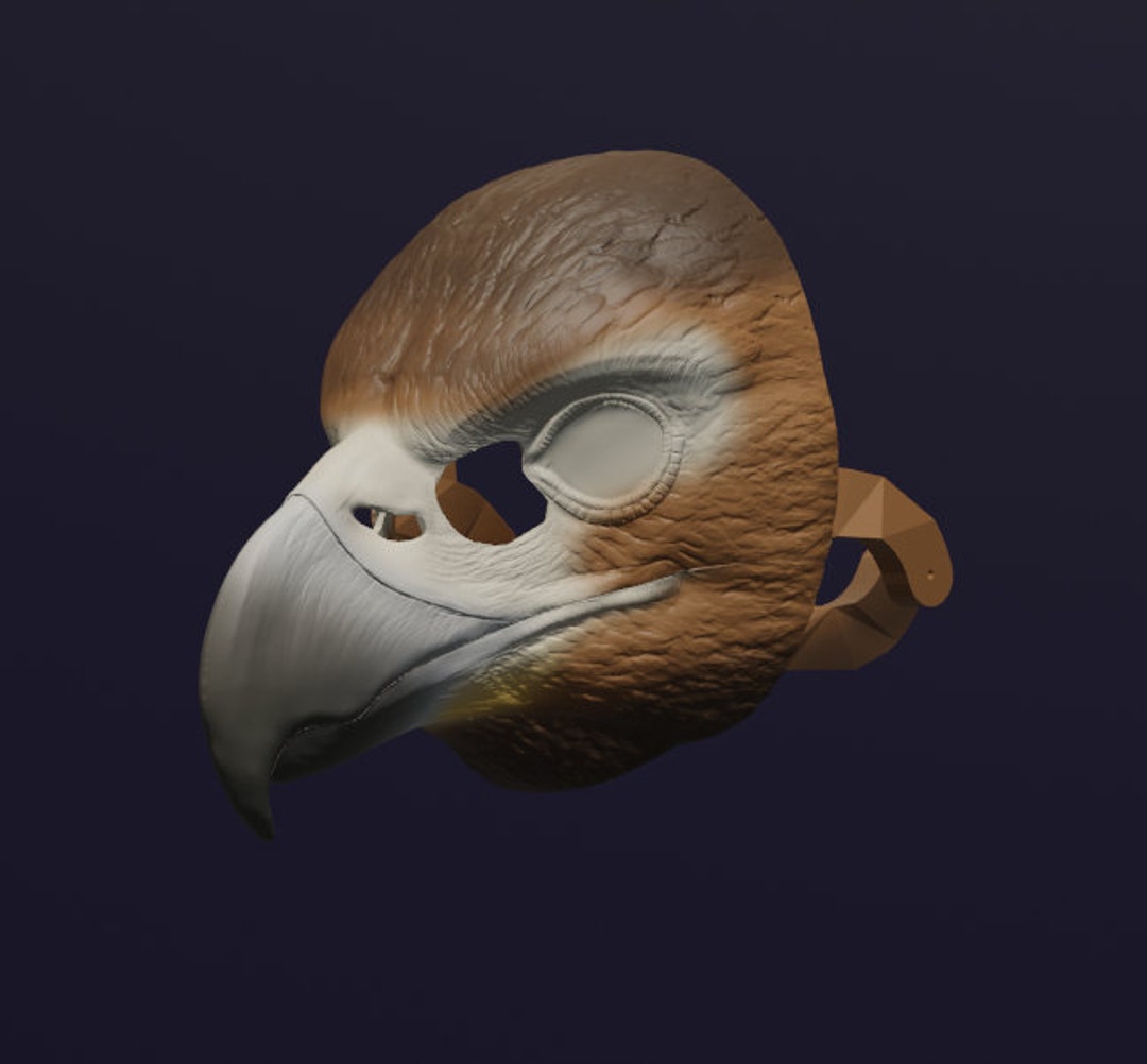 Golden Eagle Mask .STL Files for 3D Printing - Etsy