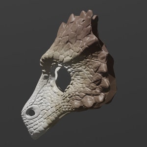 Lizard Larp Mask .STL Files for 3D Printing - Etsy UK