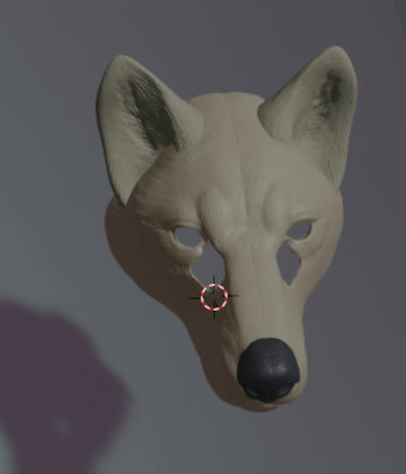Grey Wolf Mask V2 .STL Files for 3D Printing - Etsy