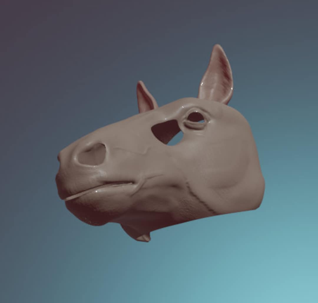 Horse Mask .STL Files for 3D Printing - Etsy