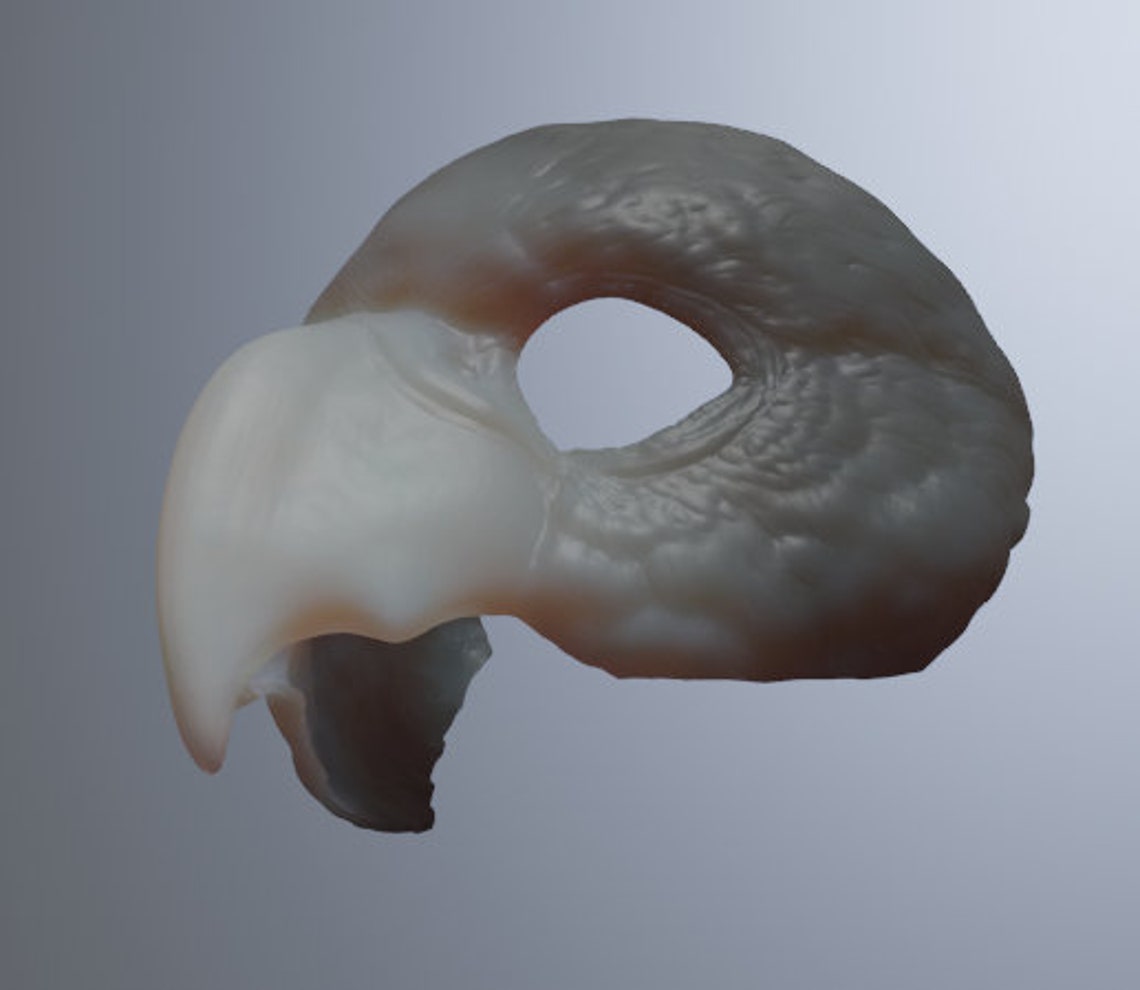 Small Parrot Masquerade Mask STL Files for 3D Printing - Etsy