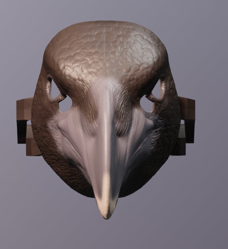 White Necked Raven Mask .STL Files for 3D Printing - Etsy