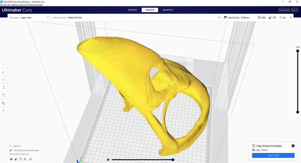 Raven Skull Mask V2 .STL Files for 3D Printing - Etsy