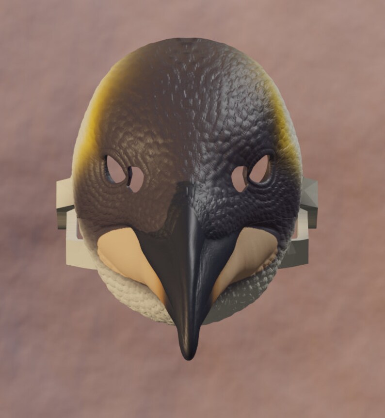 Emperor Penguin Mask .STL Files for 3D Printing - Etsy