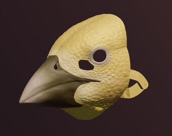 Mothman Mask .STL Files for 3D Printing - Etsy