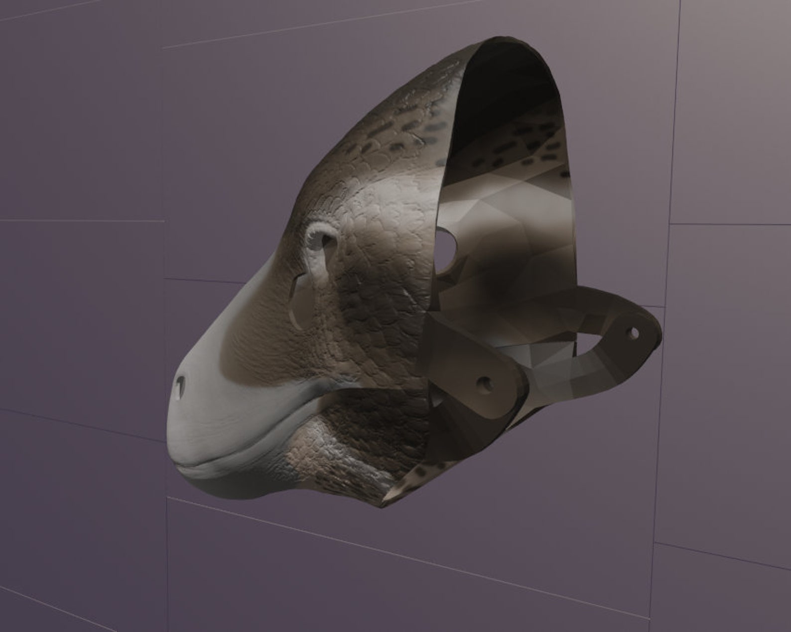 Troodon Mask .STL Files for 3D Printing - Etsy